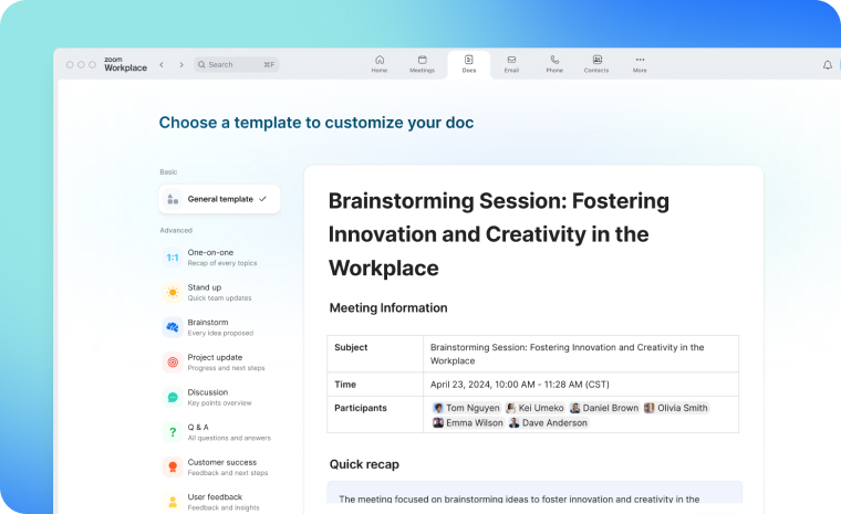 One platform to connect | Zoom